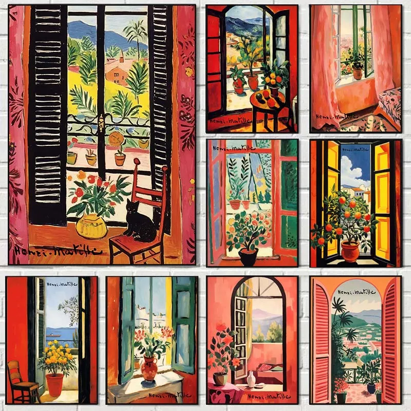 Henri-Matisse-Open-Window-Poster-Landscape-Prints-Painting-Posters ...