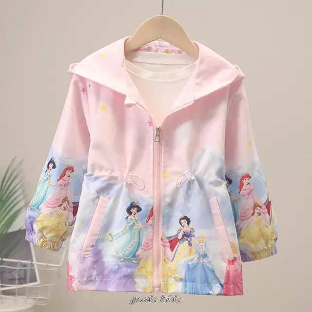 Autumn- Winter Girls Coat White Snow Princess Stormsuit Foreign Trade ...