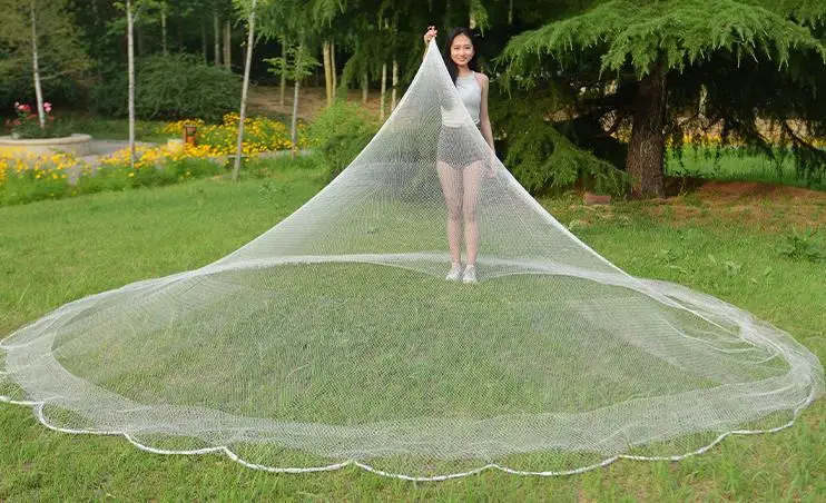 Finefish Traditional With Pocket Catch Fish Gillnet 2.5m 3m Casting Net ...