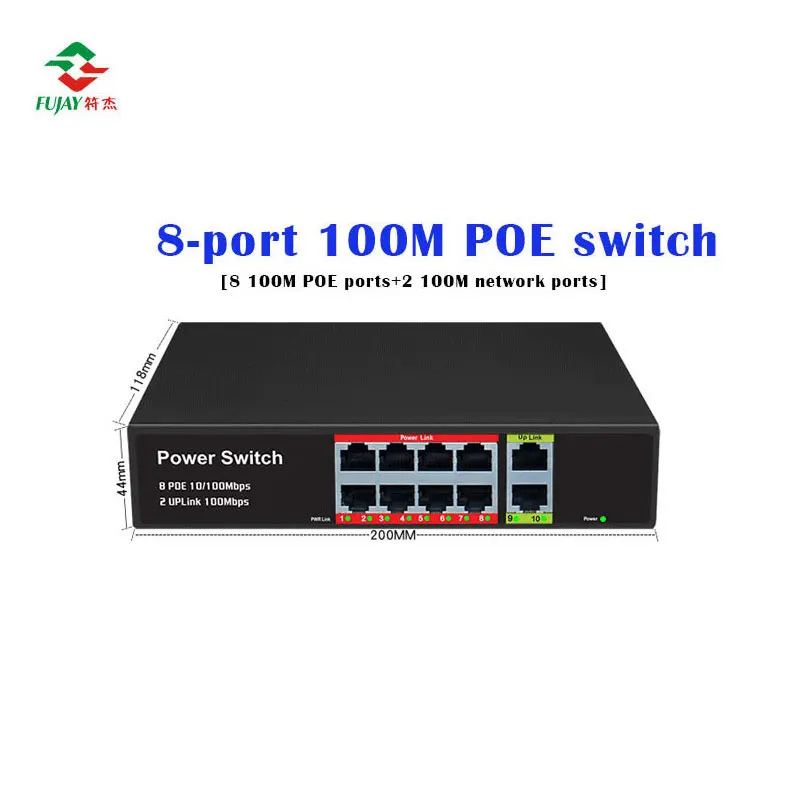 China Factory wholesale Poe Switch 4 8 16 24 Port 10/100m Ethernet ...