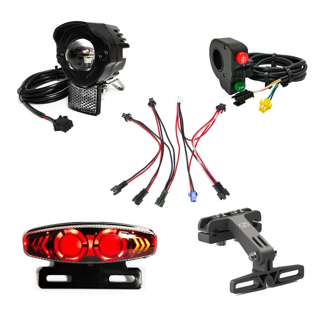 Dirt Bike Headlight Electric Bike Headlight - 24V-52V LED Front Light ...