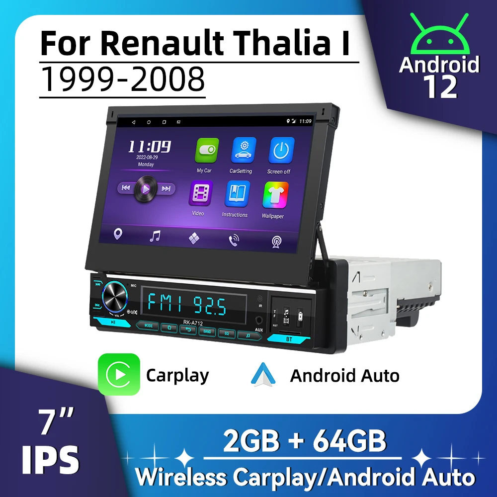 7-Retractable-Screen-Android-Car-Multimedia-1Din-Radio-for-Renault ...