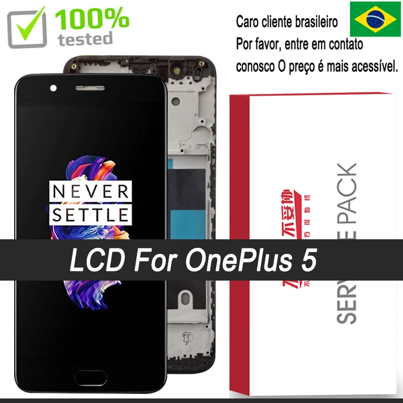 Tested-5-5-inches-AMOLED-Display-with-frame-for-OnePlus-5-1-5-A5000-LCD ...