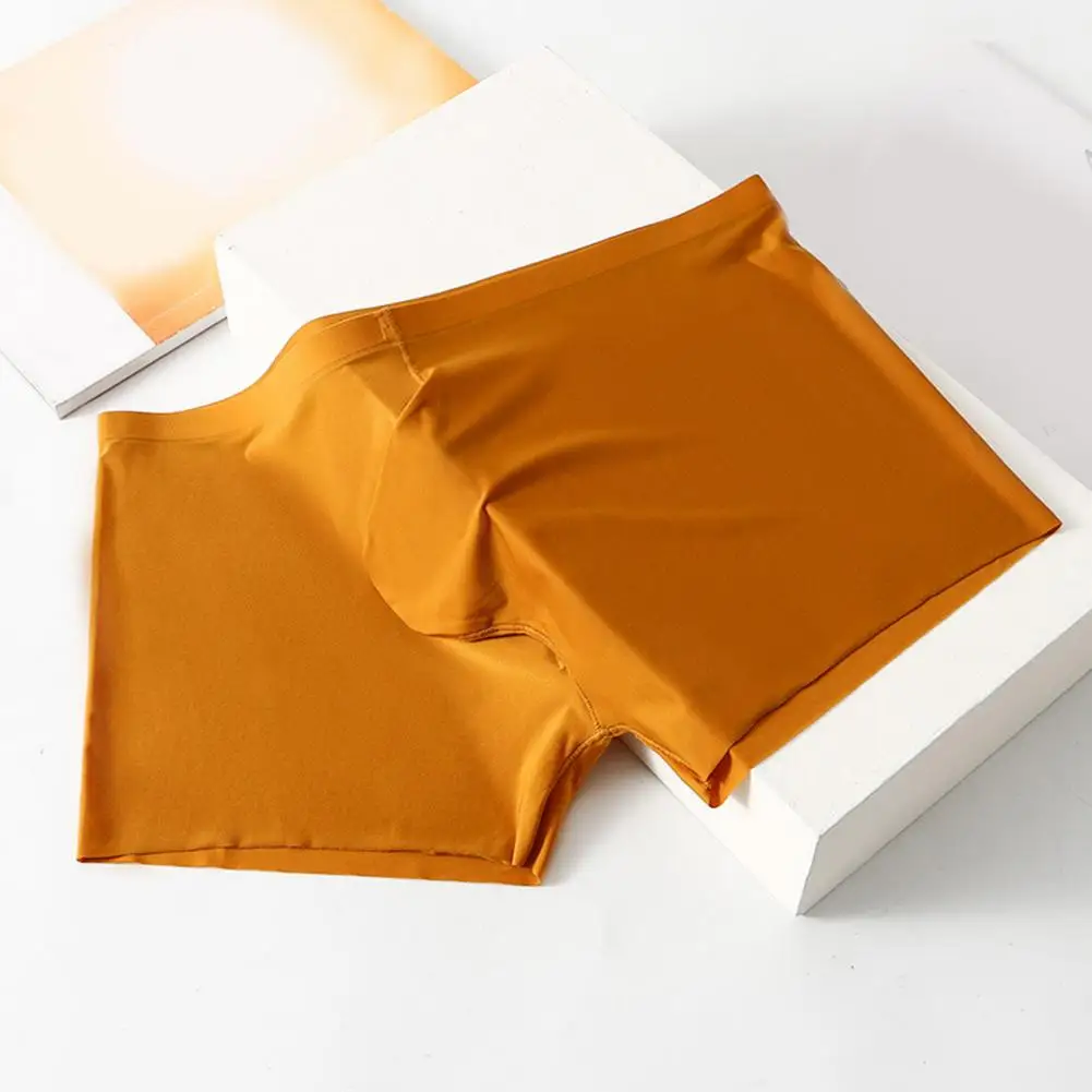 Breathable-Male-Underpants-Solid-Color-Protective-Quick-drying-Pure ...