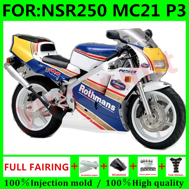 完全なオートバイフェアリングキット,オートバイ部品,nsr250r nsr 250 nc21 mc21 p3 1991 1992 1993 ...
