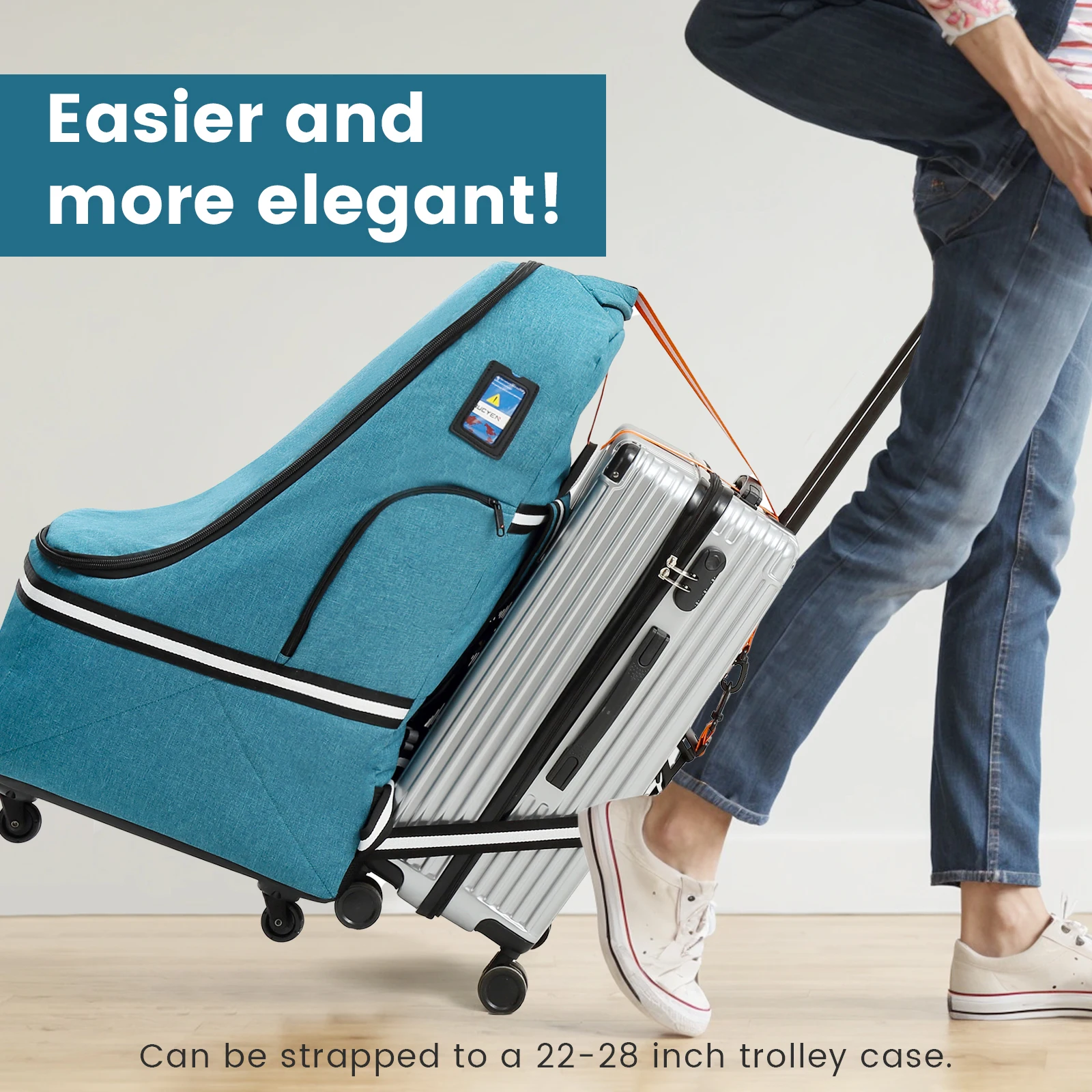 Bolsa-de-viaje-para-asiento-de-coche-rodante-funda-para-asiento-de-avi ...