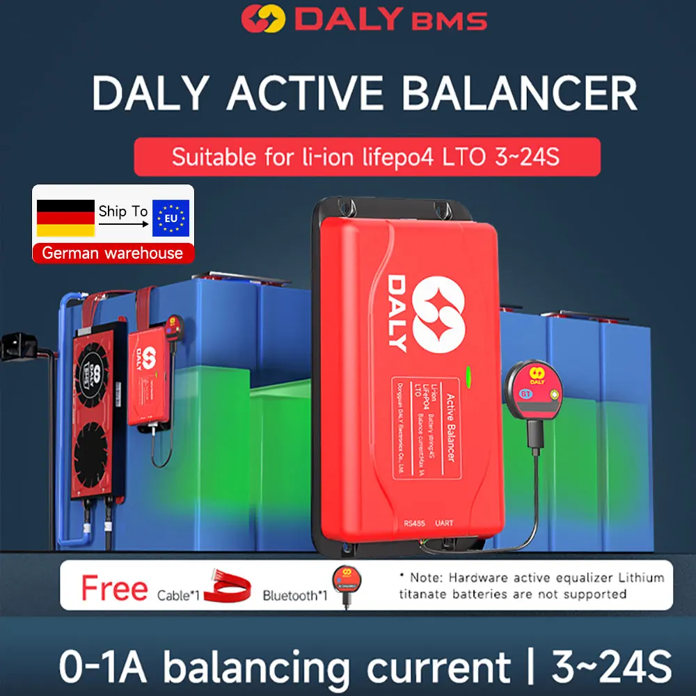 Daly-BMS-1A-Active-Balancer-Smart-Equalization-Lifepo4-Li-ion-18650 ...