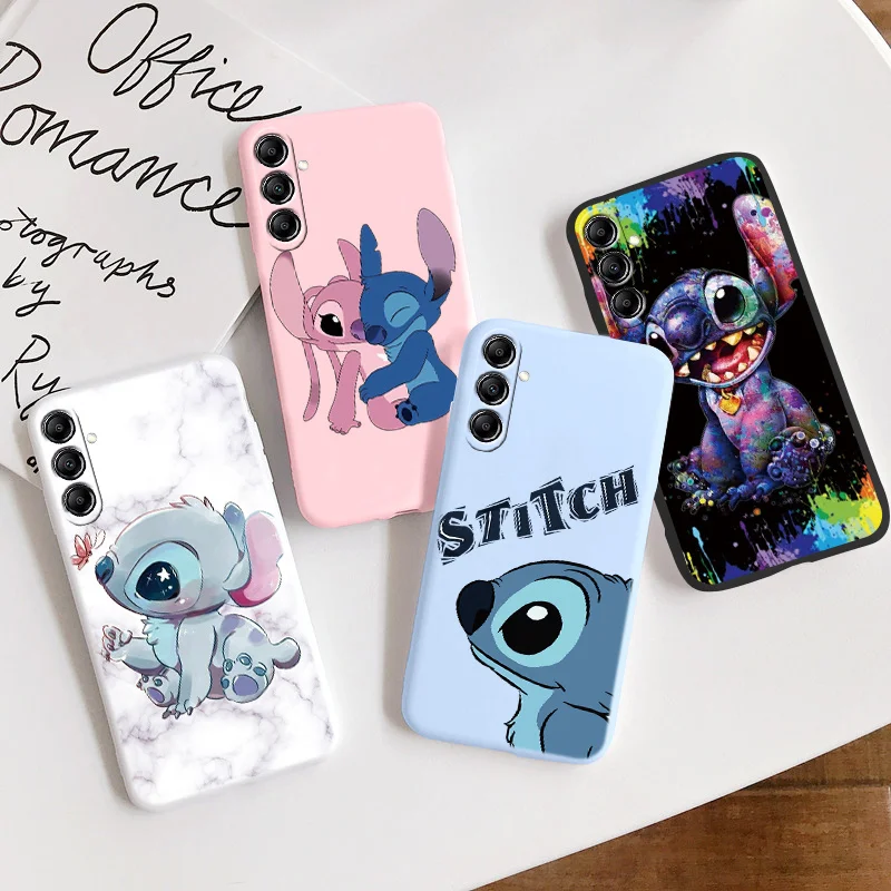 For-Samsung-Galaxy-A14-Disney-Cartoon-Lilo-Stitch-Case-Silicone-Phone ...