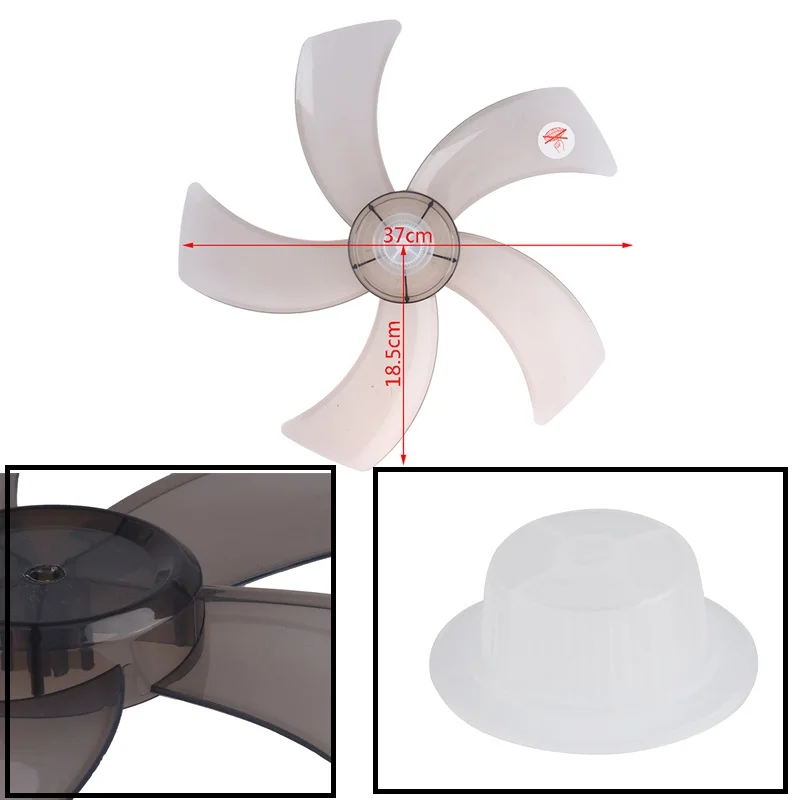 40cm/16inch Plastic Five Leaves Fan Blade For Household Stand/Table ...