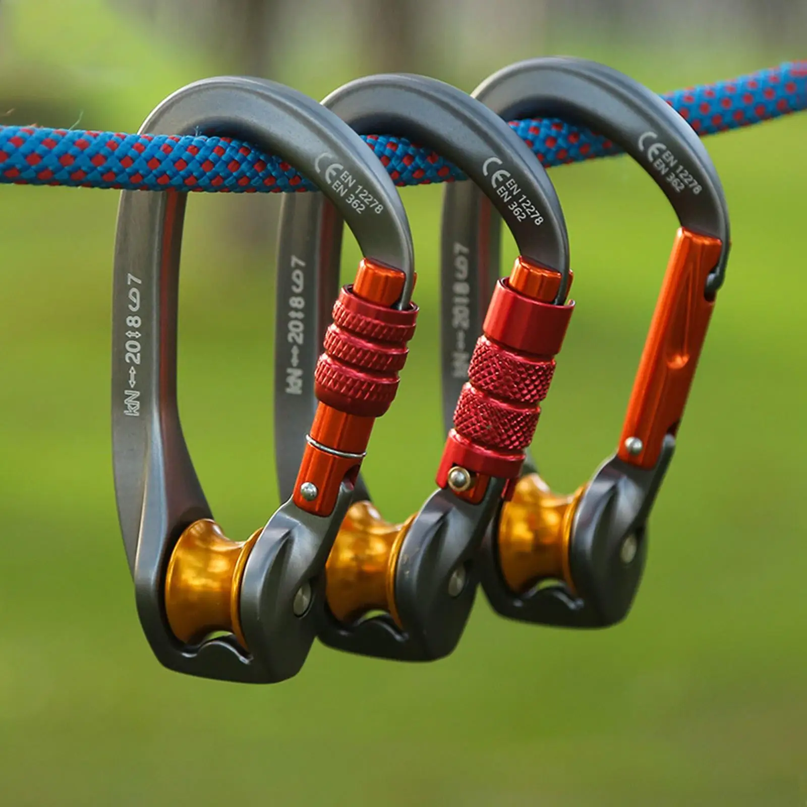 Locking-Carabiner-Mountaineering-Equipment-D-Ring-Climbing-Accessories ...