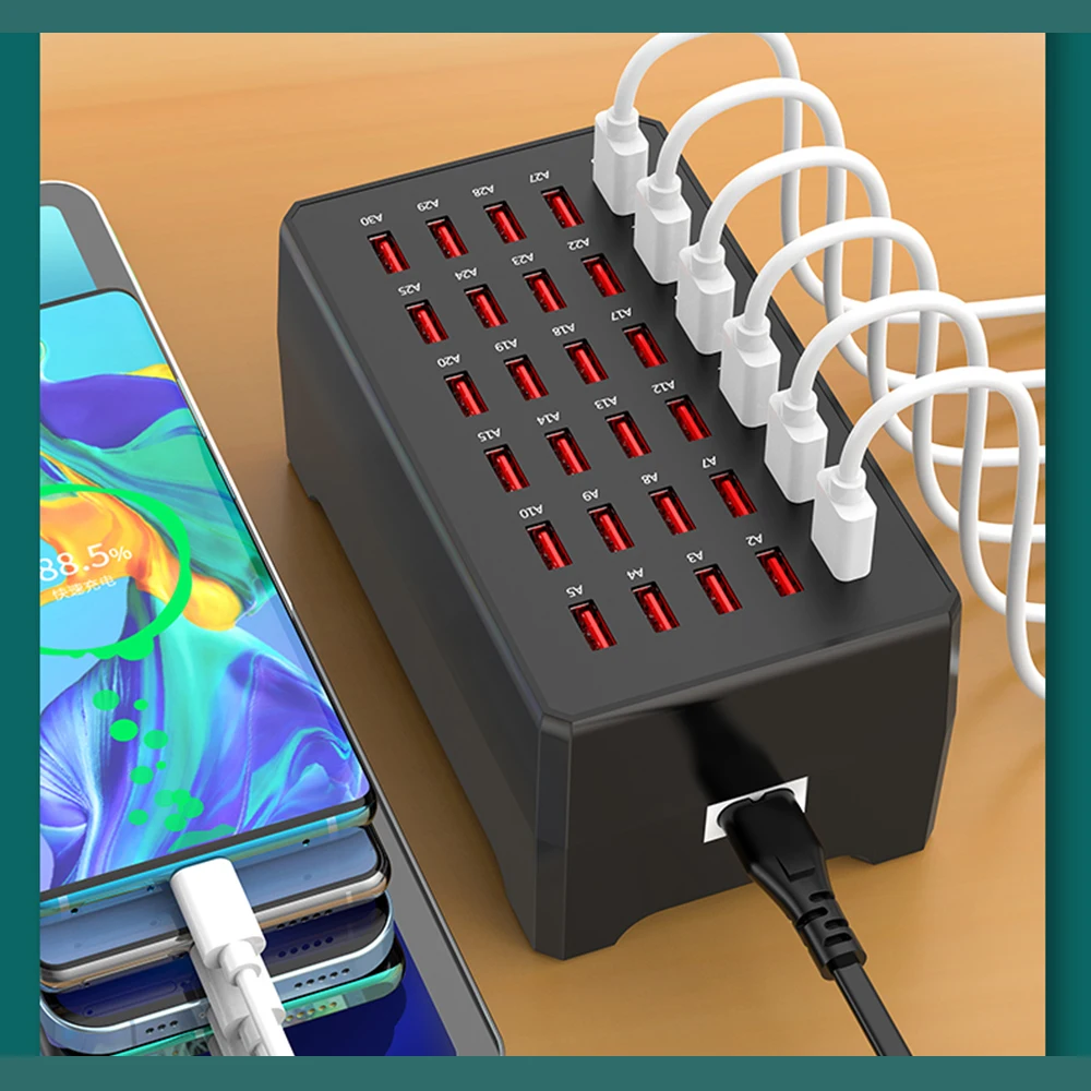 아이폰 13, 12, 11, X, 8, 아이패드, 화웨이, 삼성, 샤오미 휴대폰 액세서리, 15 포트, 20 포트, 25/30 포트 USB 충전기| | - AliExpress