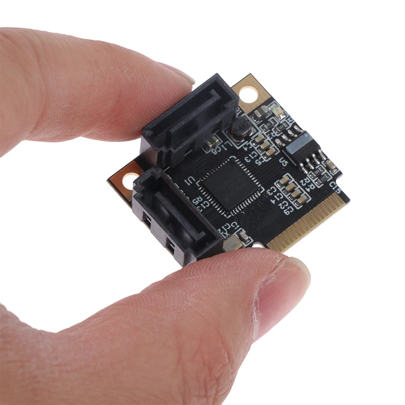 ASM1061 Mini PCIE to SATA3.0 Add On Cards Expansion Cards adapter ...