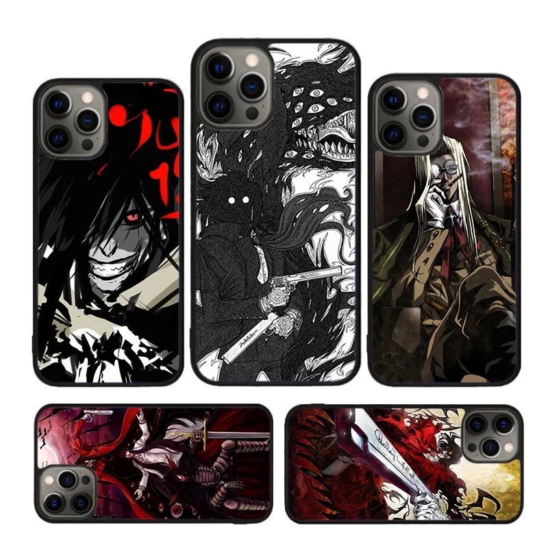 Anime-Hellsing-Alucard-phone-Case-For-iPhone-SE2020-15-6S-7-8-Plus-12 ...