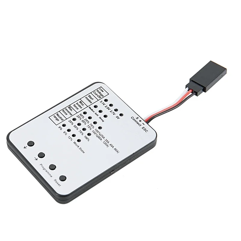 SURPASS HOBBY Racerstar LED Program Card Programmer For 25/35/45/60A ...