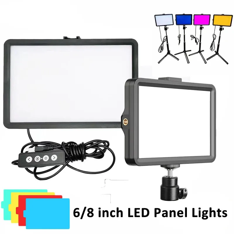 6-8-Inch-Video-Led-Light-Photography-Selfie-Dimmable-Video-Fill-Light ...