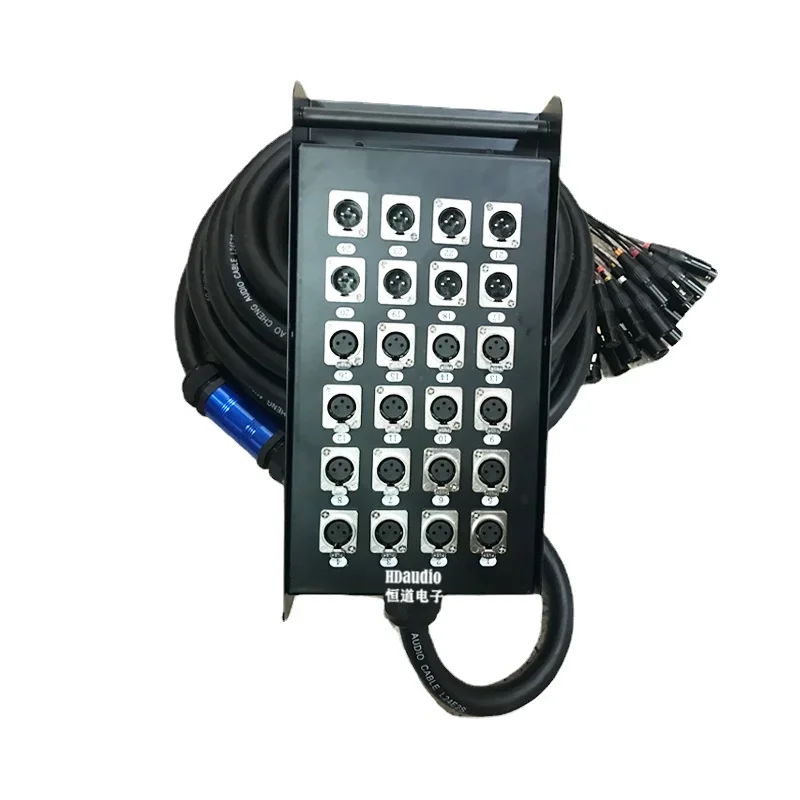 8-12-16-24-Channel-Stage-Audio-Junction-Box-Signal-Cable-Box-Cannon ...