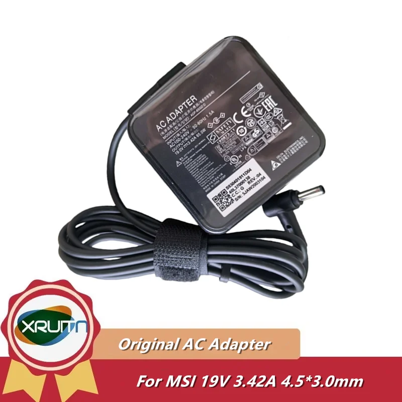 Original DELTA ADP-65GD D AC Adapter 19V 3.42A 65W For MSI Modern 15 MS ...