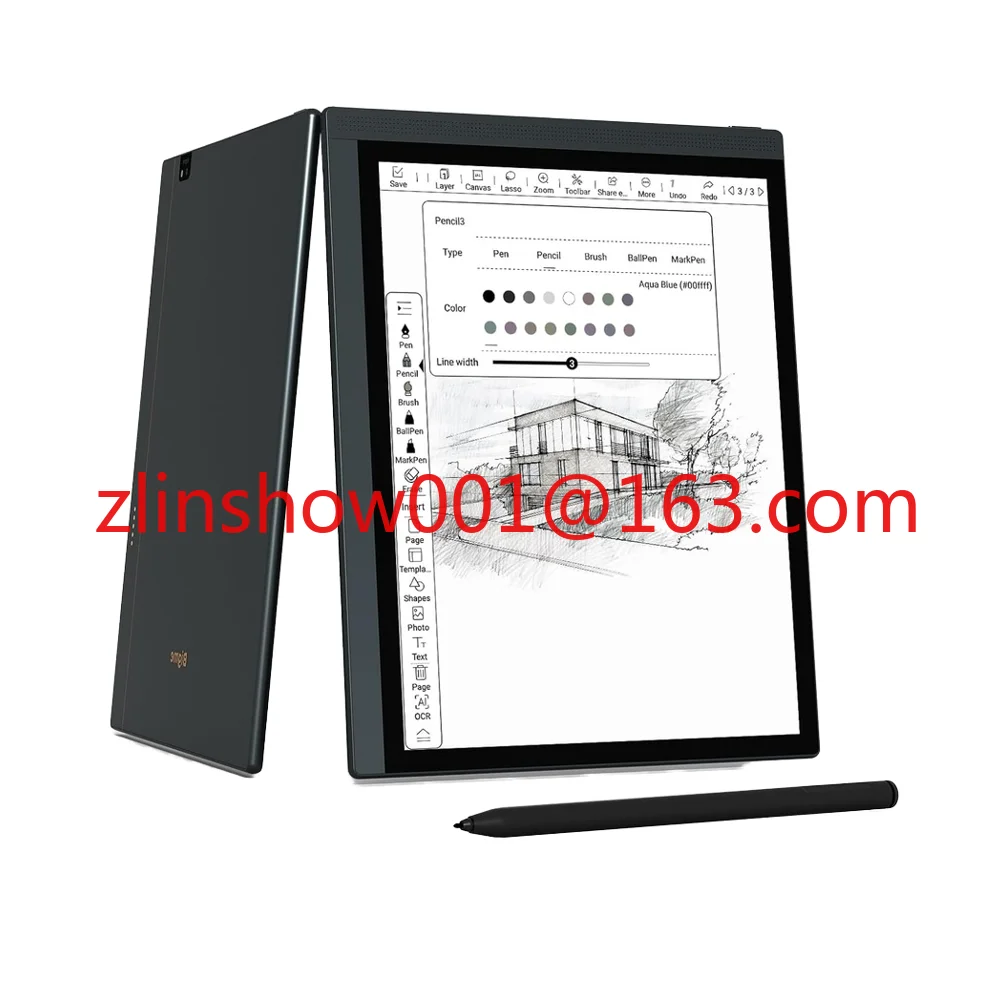 10.3" Color eink Tablet 8GB RAM+256GB ROM Touchscreen Display 5MP ...