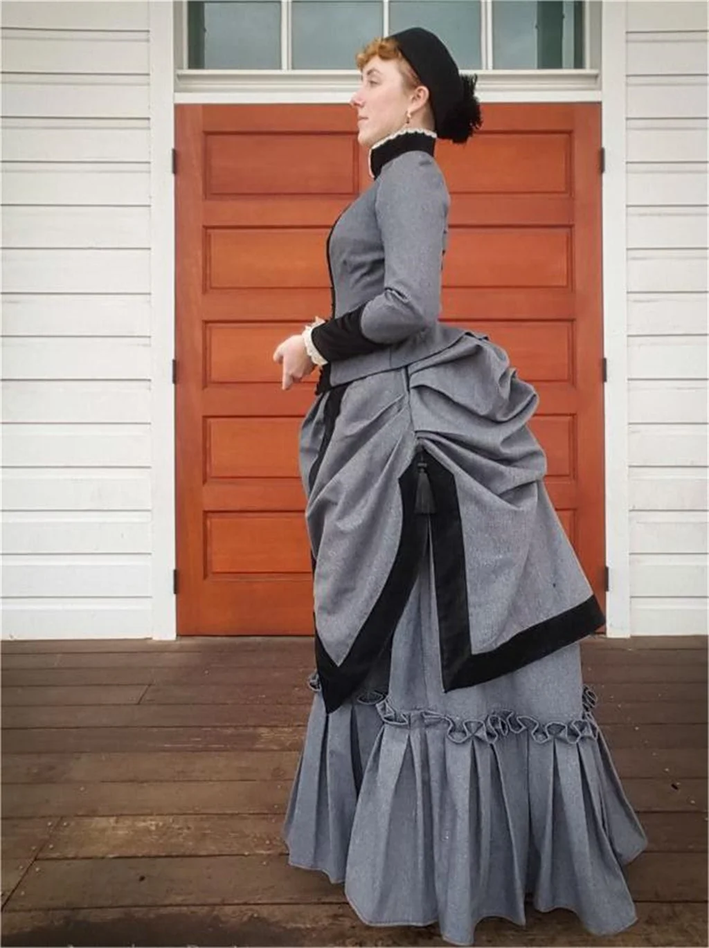 1880s Victorian American Duchess Cosplay Costume Ball Gown Victorian ...