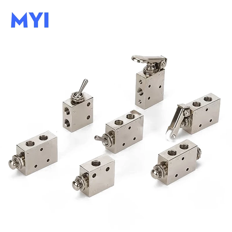 Air-Pneumatic-Mechanical-Valve-2-Position-5-Way-Toggle-Button-Switch ...