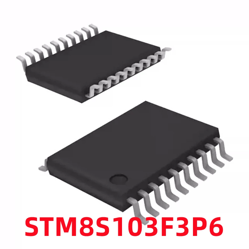 1 pçs original novo stm8s103f3p6 8s103f3p6 tssop20 microcontrolador 8 ...