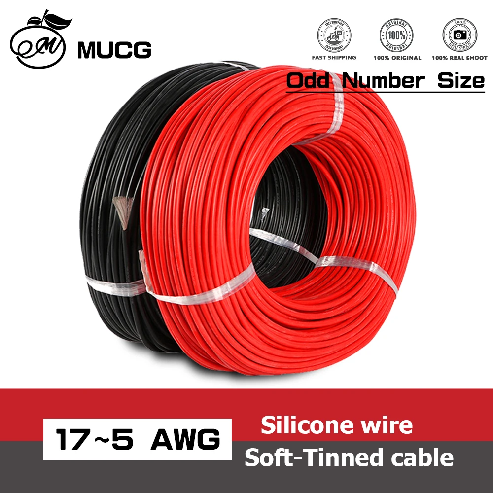 30m Silicone Rubber wire Soft Copper Tinned cable Electrical wires ...