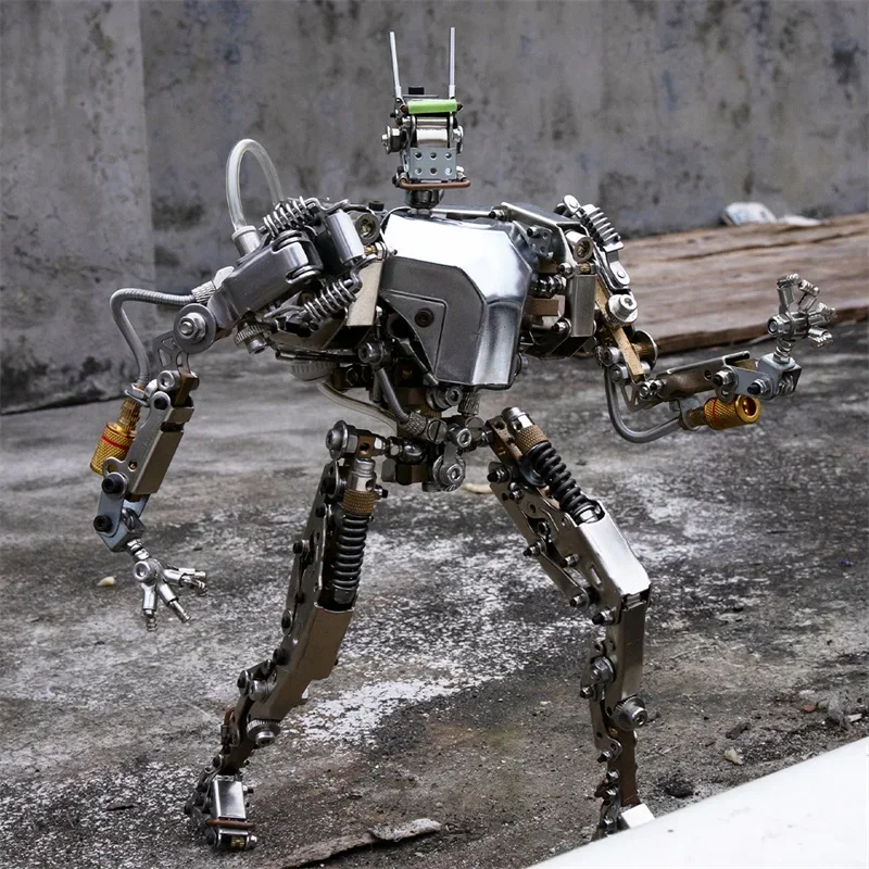 Humanoid Service Robot Mecha 3D puzzle Metal Model Kits Big Articulated ...