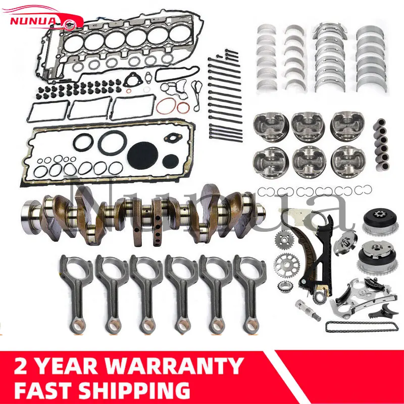 N55-3-0L-Engine-Overhaul-Rebuild-Kit-Crankshaft-Con-Rods-Timing-Set-For ...