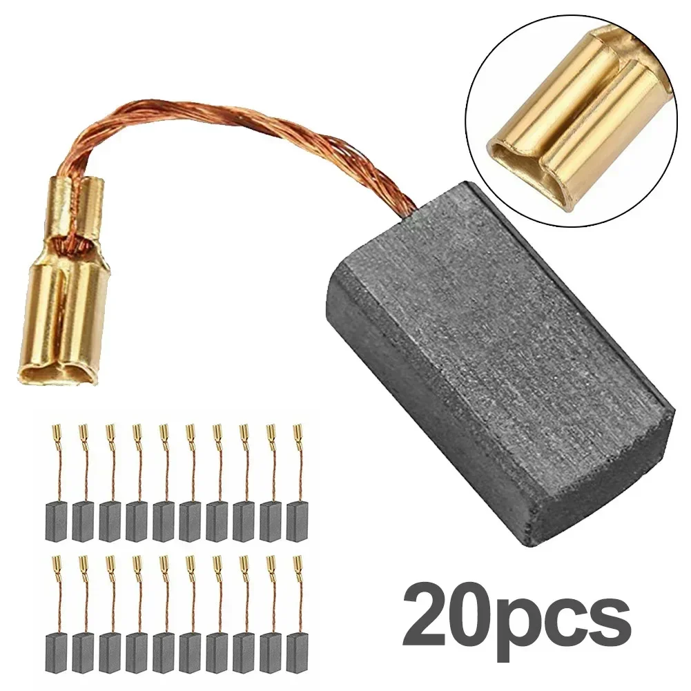 20PCS 15mmX8mmX5mm Carbon Brushes For Motor Bosch Angle Grinder Carbon ...