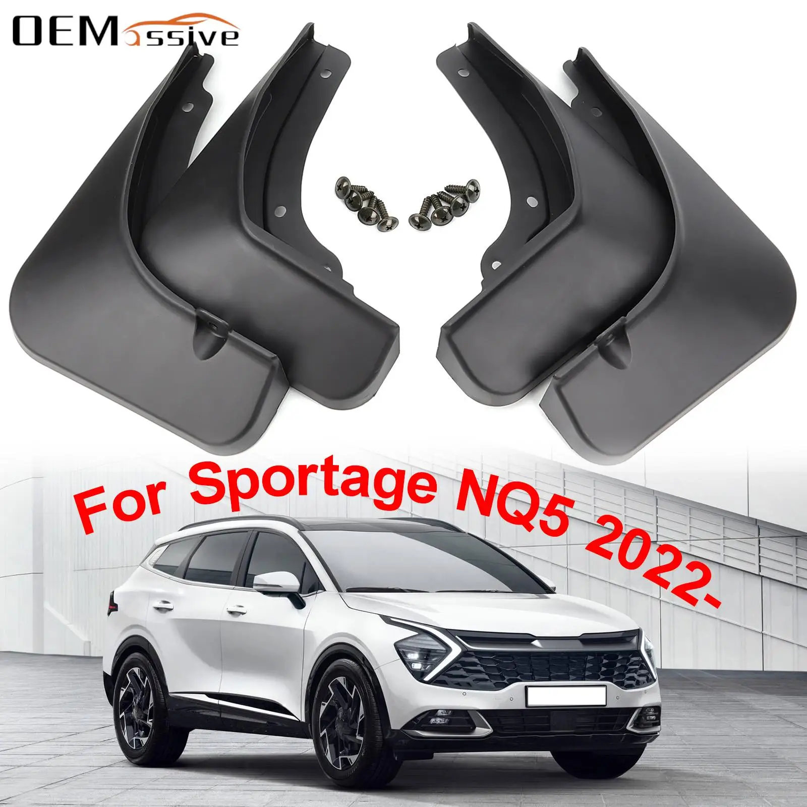 Oempaitable-guardabarros-delantero-y-trasero-para-coche-accesorio-para-KIA-Sportage-NQ5-LWB-2022 ...