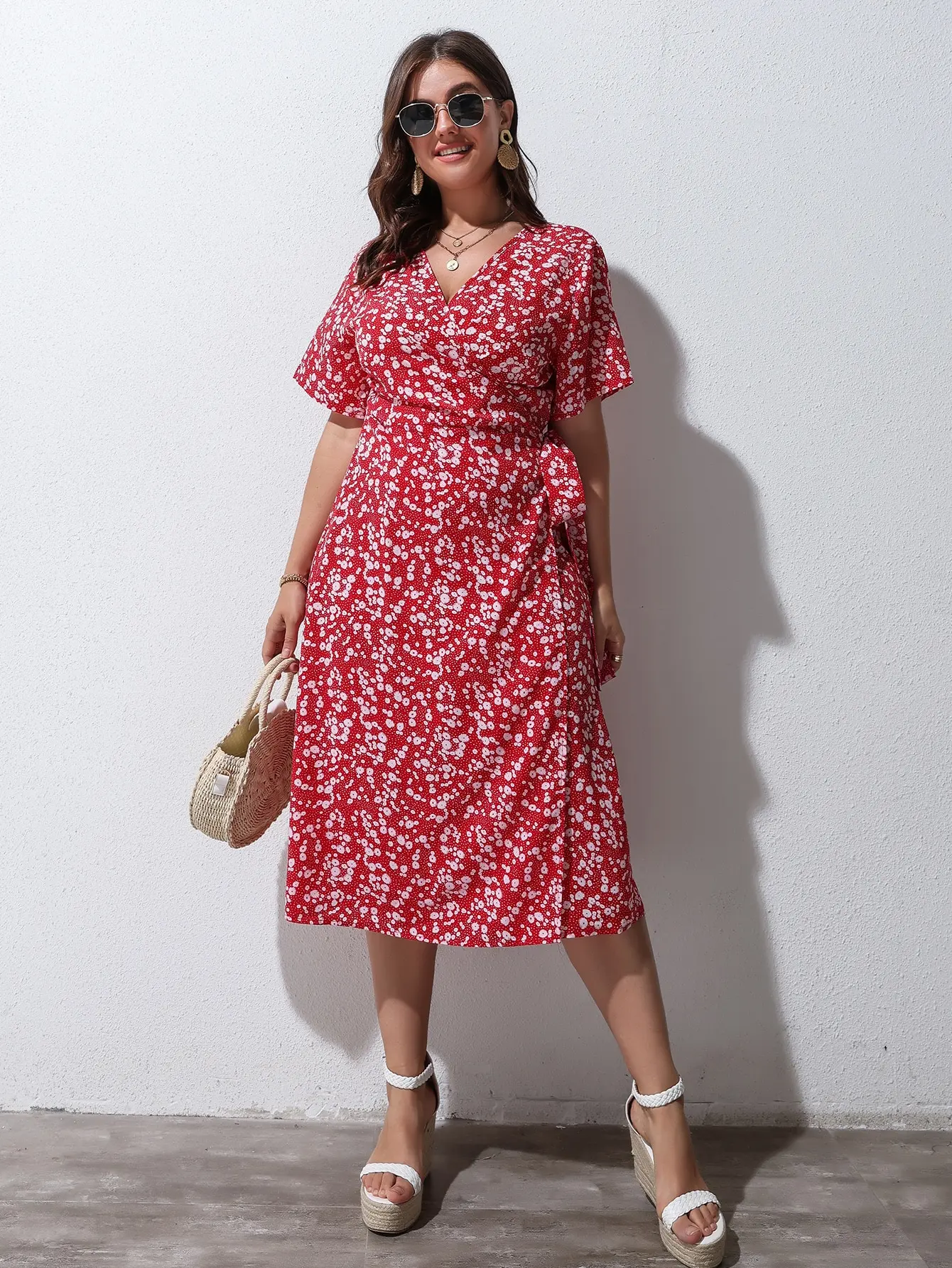 Finjani-Women-s-Floral-Dress-Wrap-Tie-Side-Dresses-Chic-2023-Plus-Size ...