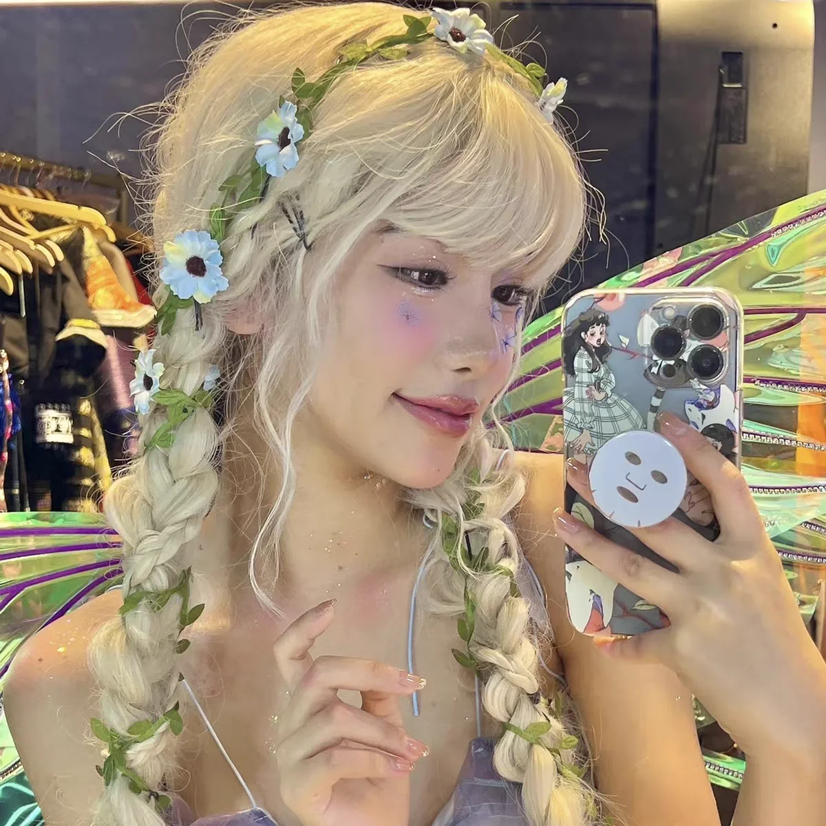 Fairy-Flower-Hair-Bands-Sweet-Daisy-Chain-Women-Garland-Wreath-Headband ...