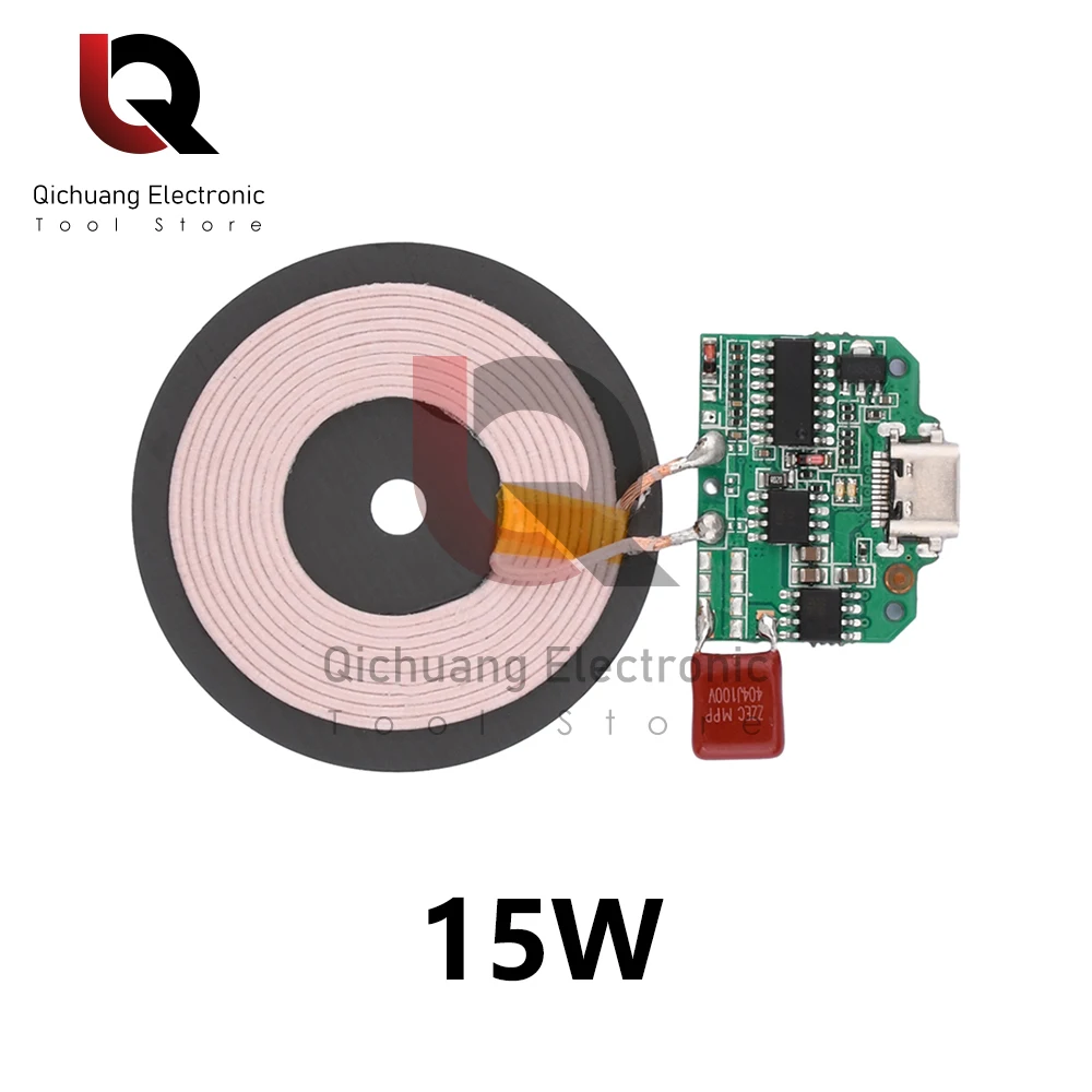 1Pcs-5-15W-Universal-Fast-Wireless-Charger-PCBA-Circuit-Board-Dual-2 ...