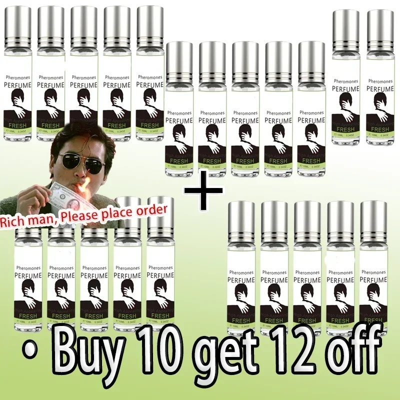 Perfume de feromonas para mujer, aceite Roll-on de larga duración, fragancia para citas, sexo ...