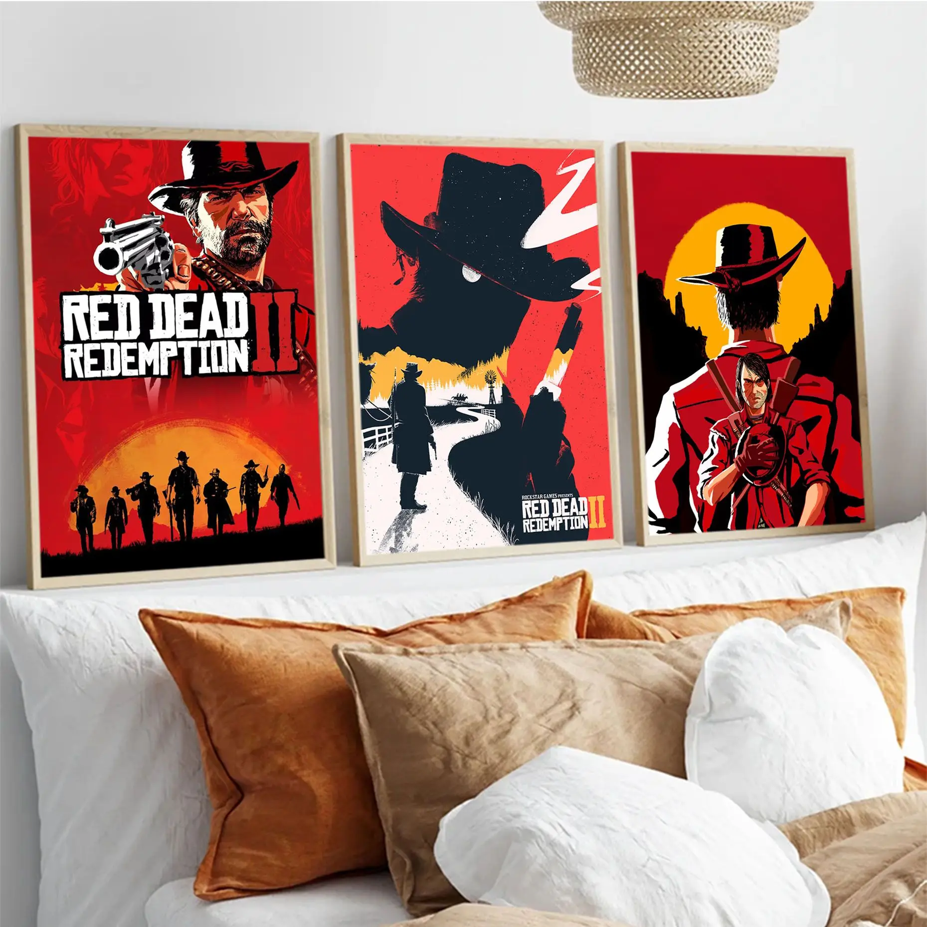 red-dead-redemption-2-Poster-Anime-Posters-Sticky-Decoracion-Painting ...