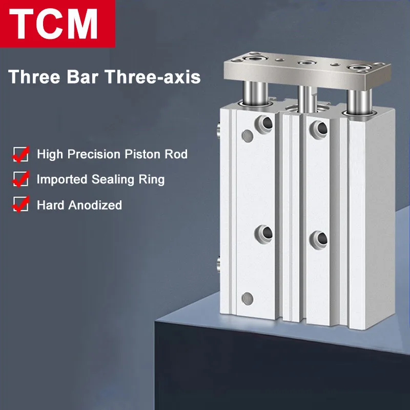 TCM Guided Three Bar Three-axis Cylinder Cylinder Diameter 12/16/20/25 ...