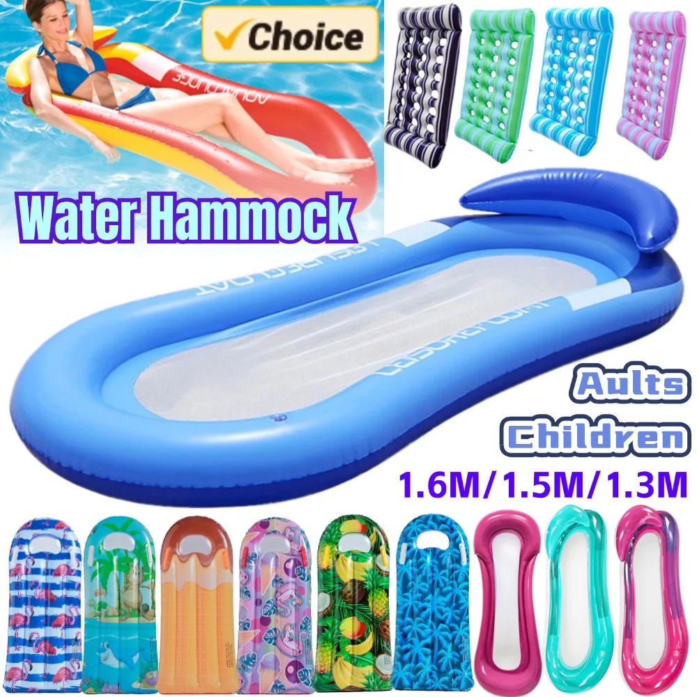 Inflatable-Float-Hammock-Floating-for-Adults-Child-Poolside-Lounging ...