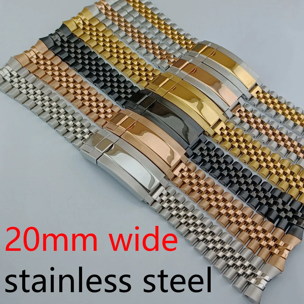 Cinta-de-a-o-inoxid-vel-para-GMT-Case-Ferramenta-Acess-ria-Fivela-Dobr ...