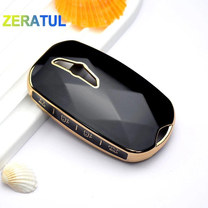 6/7/8 Bottons Soft TPU Car Smart Key Case Fob Cover for Hyundai Genesis ...