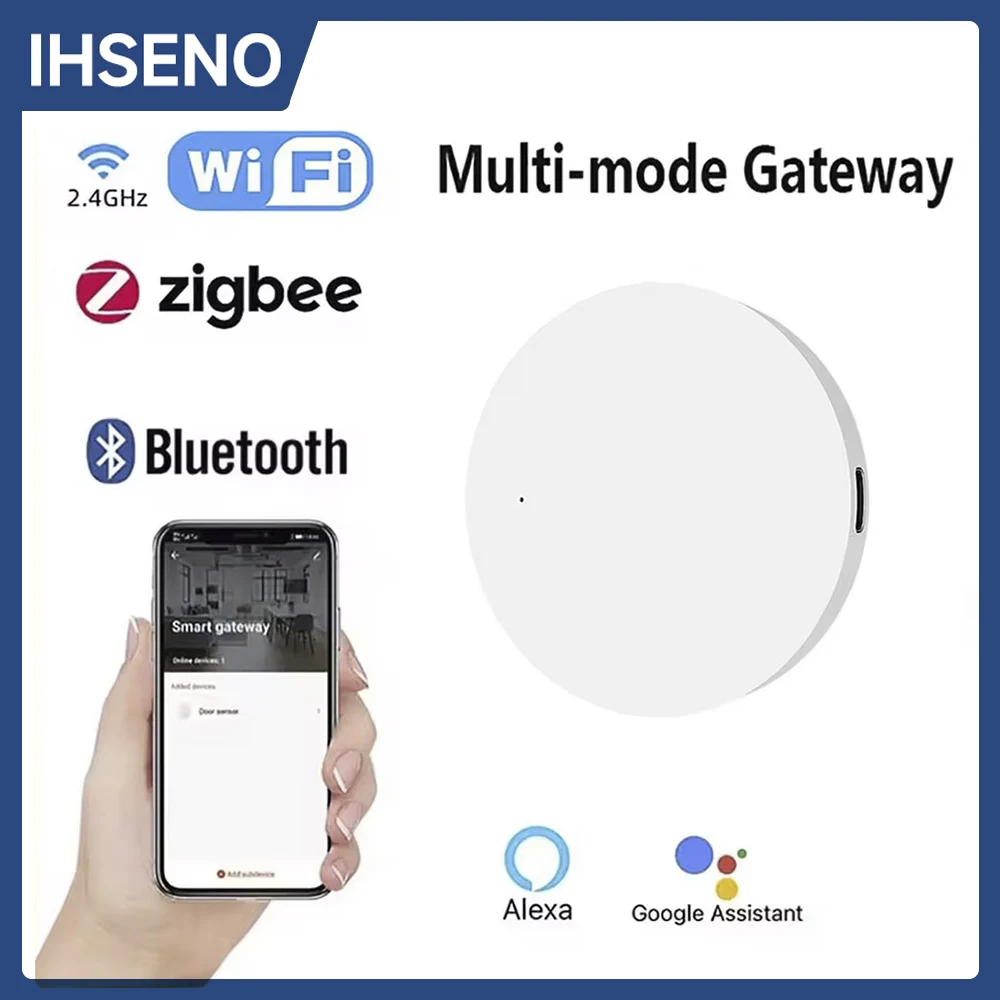 IHSENO-Tuya-Multi-Mode-ZigBee-Bluetooth-Gateway-Wireless-Smart-Hub ...