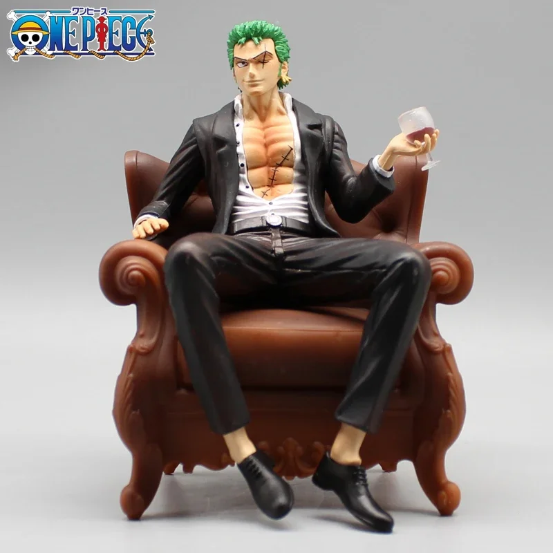 14cm-Anime-One-Piece-Roronoa-Zoro-Figure-GK-Sofa-Suit-Sitting-Position ...