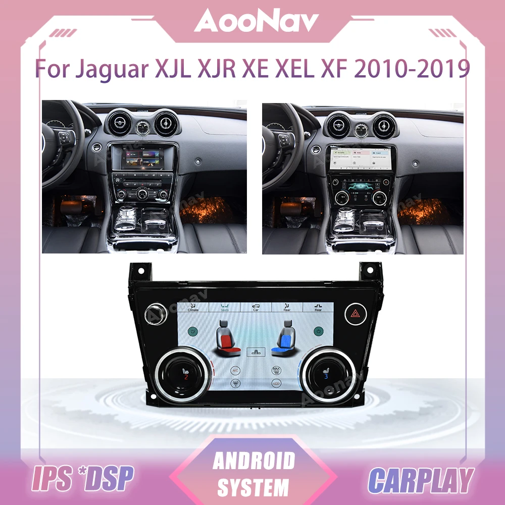 7” AC Panel Display Touch LCD Screen For Jaguar XJL XJR XE XEL XF 2010 2011 2012 2019 Air ...