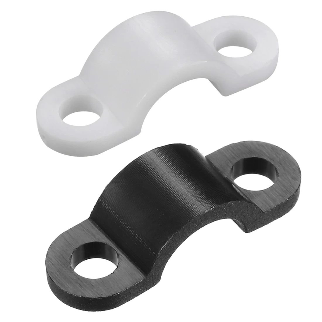 100Pcs Plastic Cable Holder Clamps Fixation Cable Fastener Clips Nylon ...