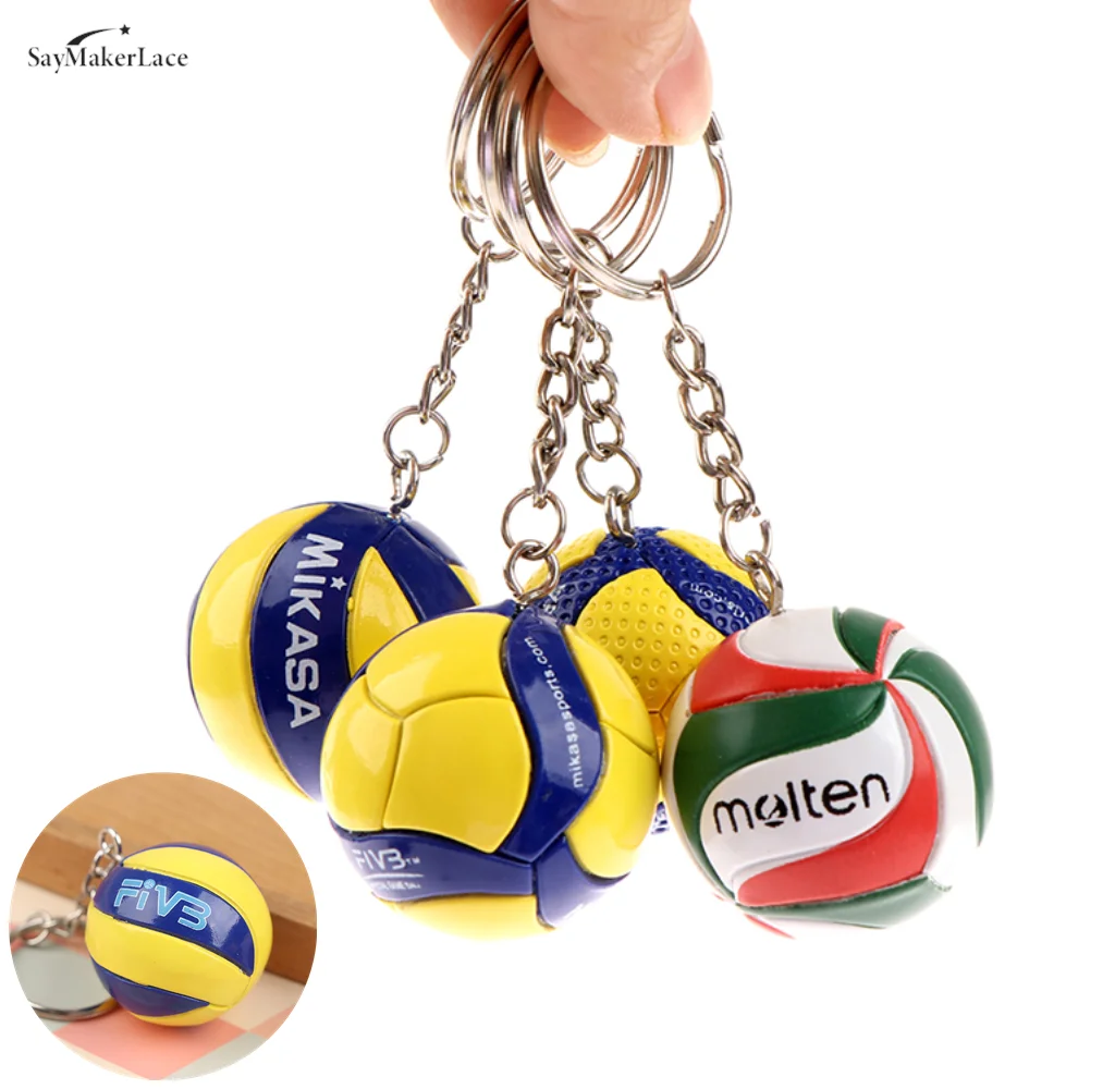 Pvc Volleyball Keychain Ornaments | Beach Volleyball Keychain - Fashion ...