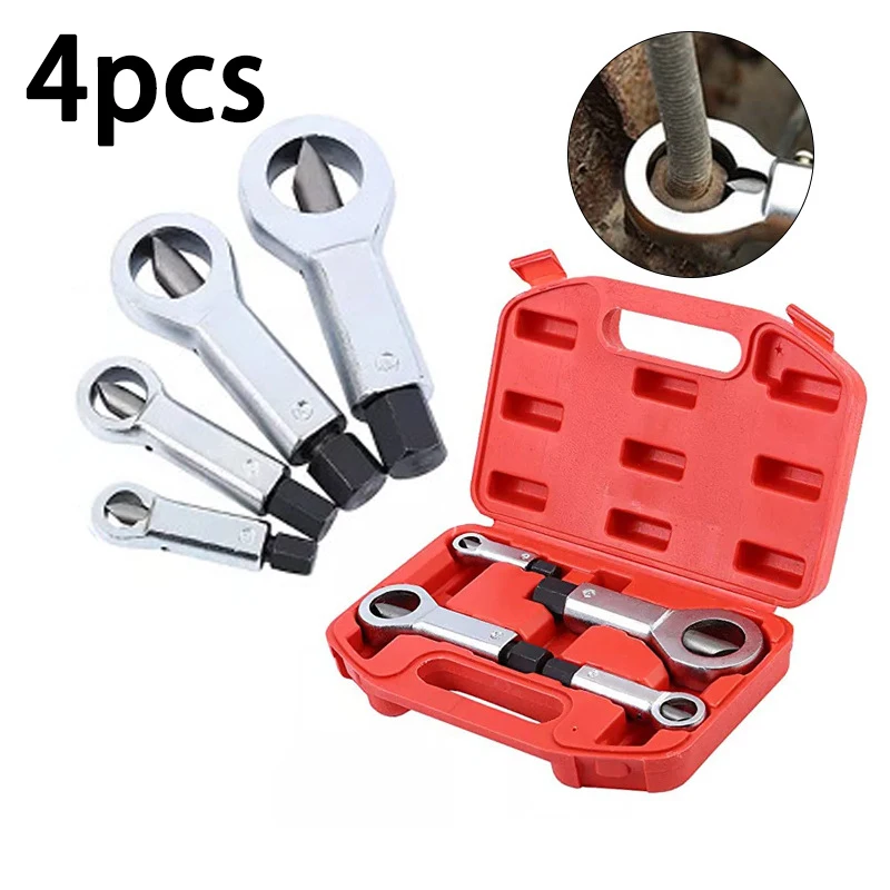 4pcs-9-27mm-Professional-Nut-Extractor-Splitter-Cracker-Remover-Tool ...