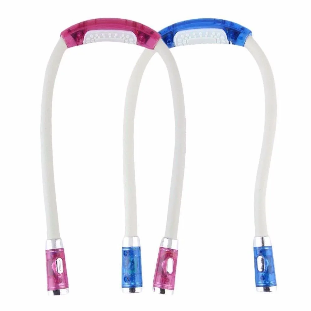 Flexible-Handsfree-LED-Neck-Light-Book-Reading-Lamp-Night-Flashlight ...