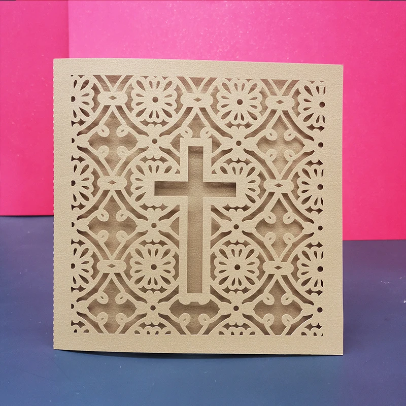 50pcs-Laser-Hollow-Christian-Cross-Invitations-Card-with-Envelope-for ...