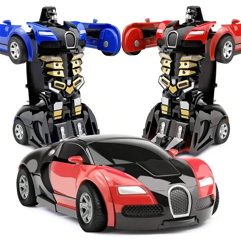 2-in-1-One-key-Collision-Deformation-Car-Toys-Automatic-Transformation ...