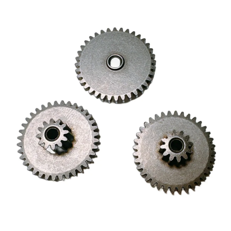 2PCS-Metal-Double-Gear-0-5Modulus-12Teeth-36Teeth-Hole-Diameter-2-5mm-0 ...
