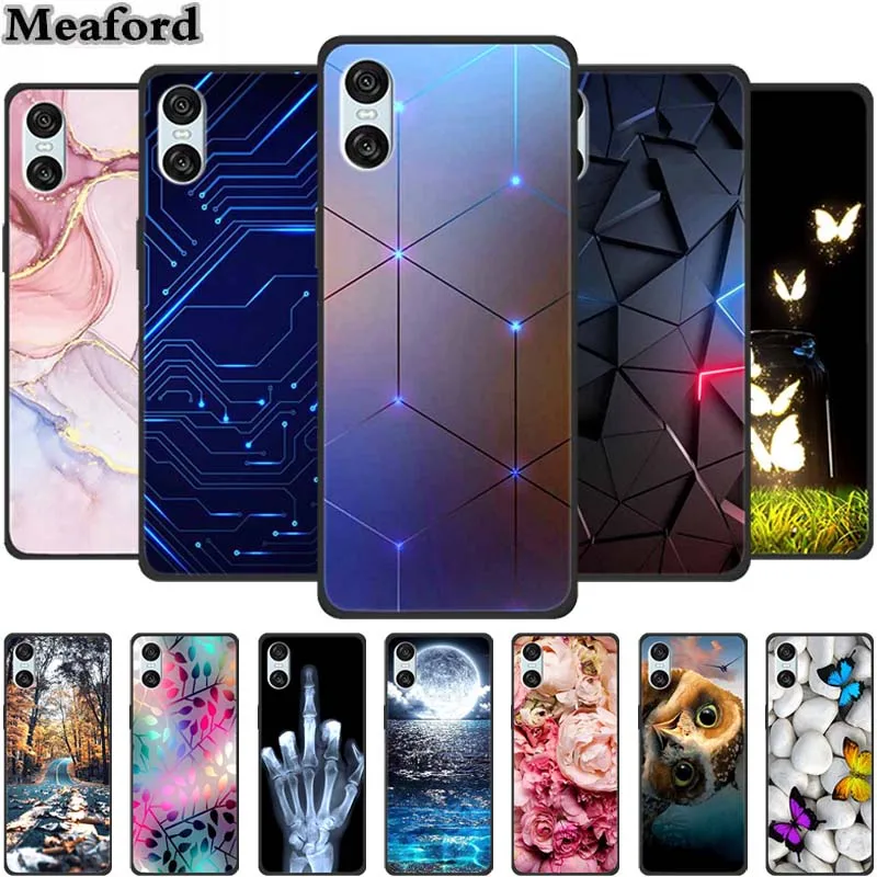 For Sony Xperia 10 VI 5G Case TPU Animals Soft Silicone Back Cover ...